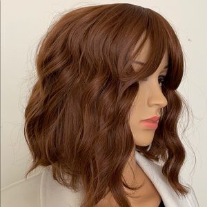 imOgen | Accessories | Nwt 2 Amber Chestnut Ginger Wig Beach Waves Bob ...
